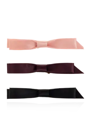 FORTE_FORTE Set Of Three Satin Pins - Multicolour