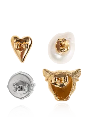 FORTE_FORTE Set Of Four Asymmetric Earrings