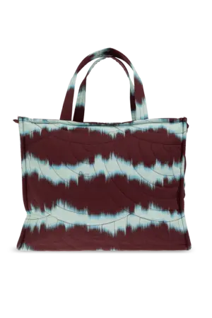 The Upside Rio" Quilted Tie-dye Tote Bag