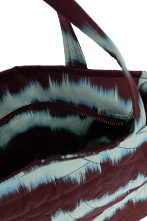The Upside Rio" Quilted Tie-dye Tote Bag