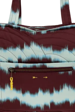 The Upside Rio" Quilted Tie-dye Tote Bag