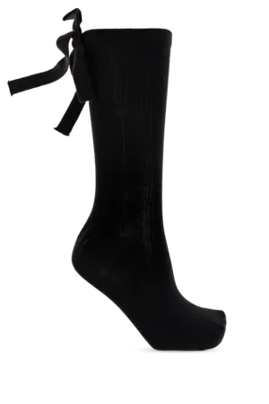 UGG Serenella Novelty Bow’ Socks - Black