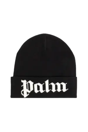 Palm Angels Cap With Logo - Black