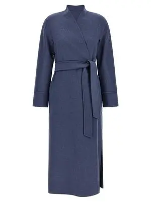 Max Mara Reversible Wool Coat - Multicolor