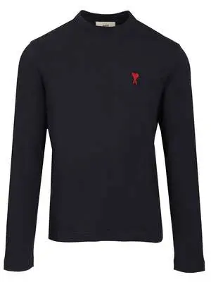 AMI Paris Long-sleeved T-shirt - Black