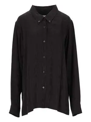Dries Van Noten Cheers Viscose Shirt - Black