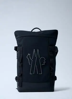 Moncler Logo Motif Backpack - Black