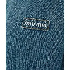 Miu Miu Denim Logo Blosuon