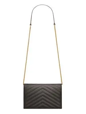 Saint Laurent Portafoglio Con Catena Envelope Cassandre