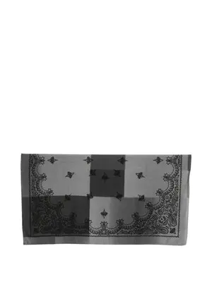 Destin Scarf Wool 100% "judy Carre 90x90 Cm" Gray