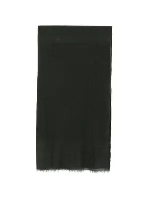 Destin Scarf Wool Cashmere "giglio Mega 140x180 Cm - Green
