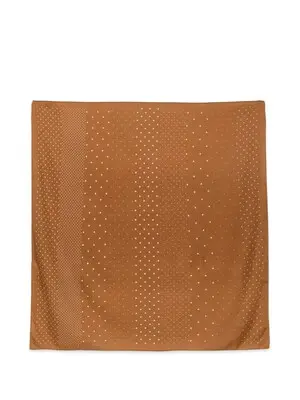 Destin Scarf Random Dots "judy Carre 90x90 Cm - Gray
