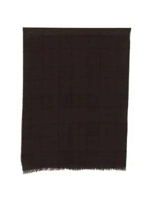 Destin Scarf Wool Blend "labra Stola 70x180 Cm - Brown