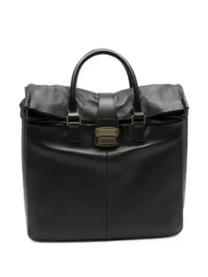 Emporio Armani Handbag Leather "tote Bag - Brown