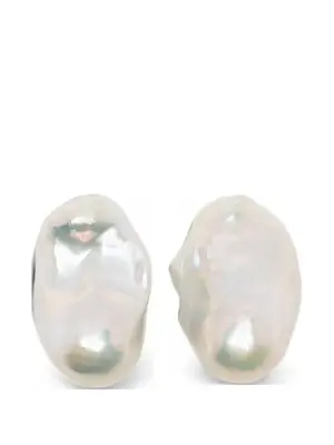 MONIES Earrings Baroque Pearls "maree - White
