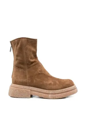 ALBERTO FASCIANI Boots Leather "gill - Blue