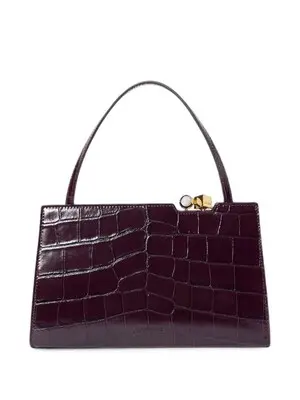Jacquemus Handbag Leather Dark Burgundy "le Salon - Red