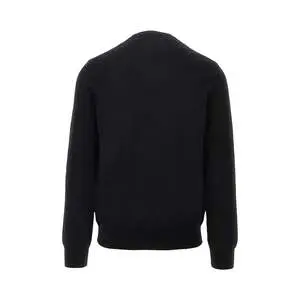 Play Comme Des Garcon Heart Patch Crewneck Cardigan