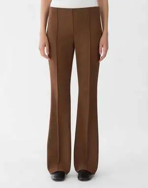 Lafayette 148 New York Stretch High Rise Flared Pants