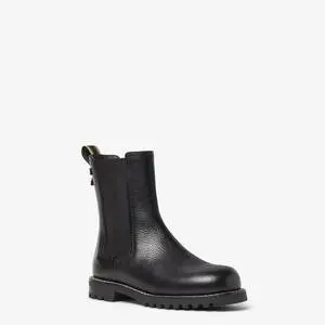 Fendi Tumbled Leather Chelsea Boots