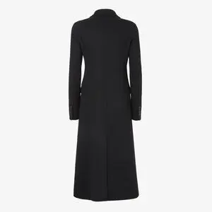 Fendi Double-breasted Peak Lapel Wool Coat