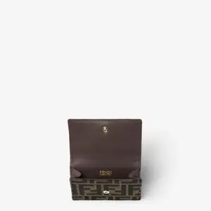 Fendi Tube Card Case - Brown