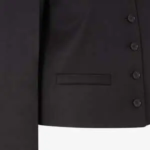 Fendi Grain De Poudre Wool Jacket