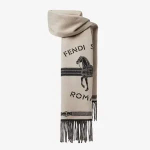 Fendi Selleria Scarf - Grey