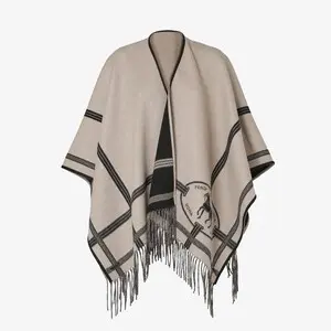 Fendi Selleria Poncho - Grey
