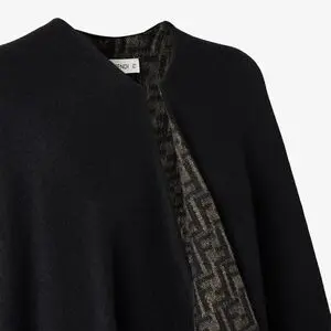 Fendi Poncho - Black