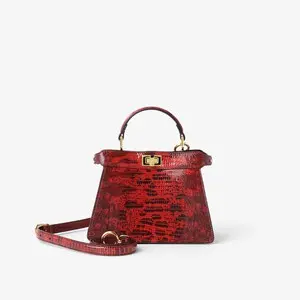 Fendi Peekaboo Iseeu Petite Bag - Red