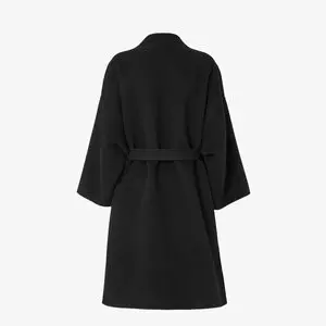 Fendi Kimono-inspired Wool Midi Coat