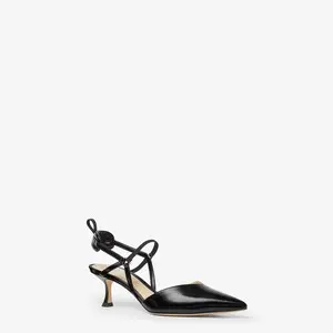 Fendi Very Colibrì Slingbacks In Calfskin - Black