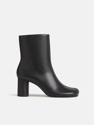REFORMATION Phadra Leather Ankle Boots