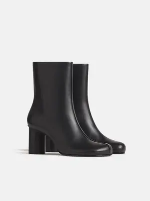 REFORMATION Phadra Leather Ankle Boots