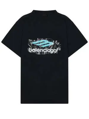 Balenciaga T-shirt With Logo - Black