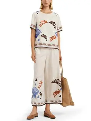 Herno Pantalone Summer Print