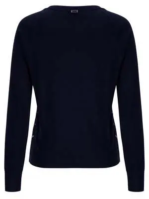 Herno Maglia Con Bottoni Laterali