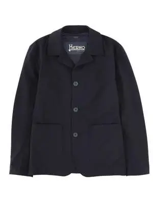 Herno Wool Blend Blazer - Blue