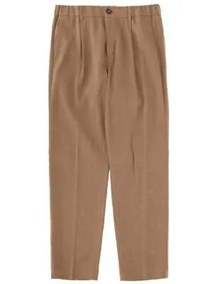 Herno Pantalone Sartoriale In Lino - Brown