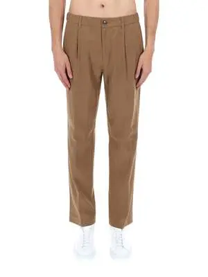 Herno Pantalone Sartoriale In Lino