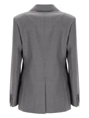 Max Mara Single-breasted Blazer - Gray
