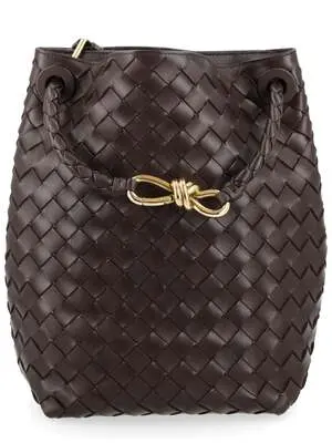 Bottega Veneta Borsa A Secchiello Andiamo Small - Brown