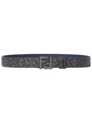 Fendi Reversible Squared Belt - Blue