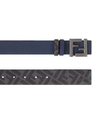 Fendi Reversible Squared Belt - Blue