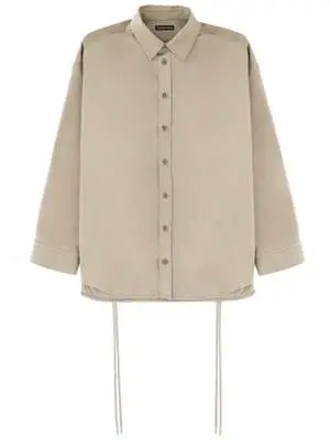 Balenciaga Shirt With Laces - Cream