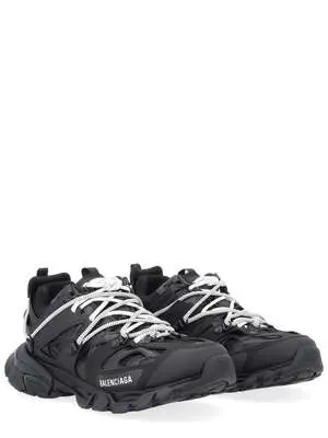 Balenciaga Track Trail Lace Up Sneakers - Black
