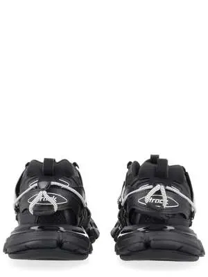 Balenciaga Track Trail Lace Up Sneakers - Black