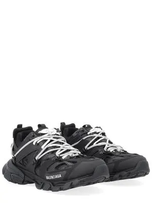 Balenciaga Track Trail Lace Up Sneakers - Black