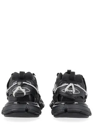 Balenciaga Track Trail Lace Up Sneakers - Black